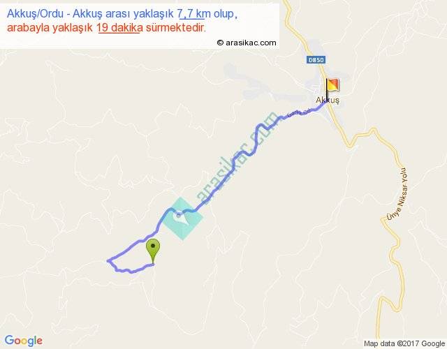 Akkuş Ordu Akkuş arası kaç km, saat Akkuş Ordu Akkuş arası kaç km, saat